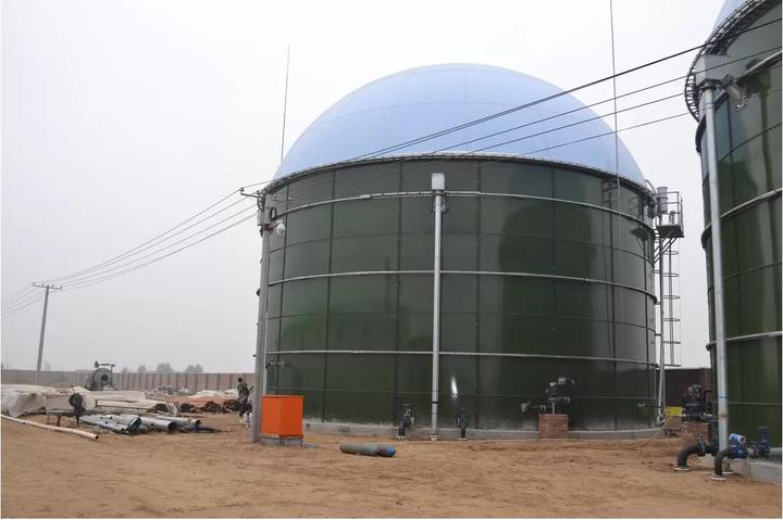 Anaerobic Digester Glass Lined To Steel Construction Tanks In Biogas ...