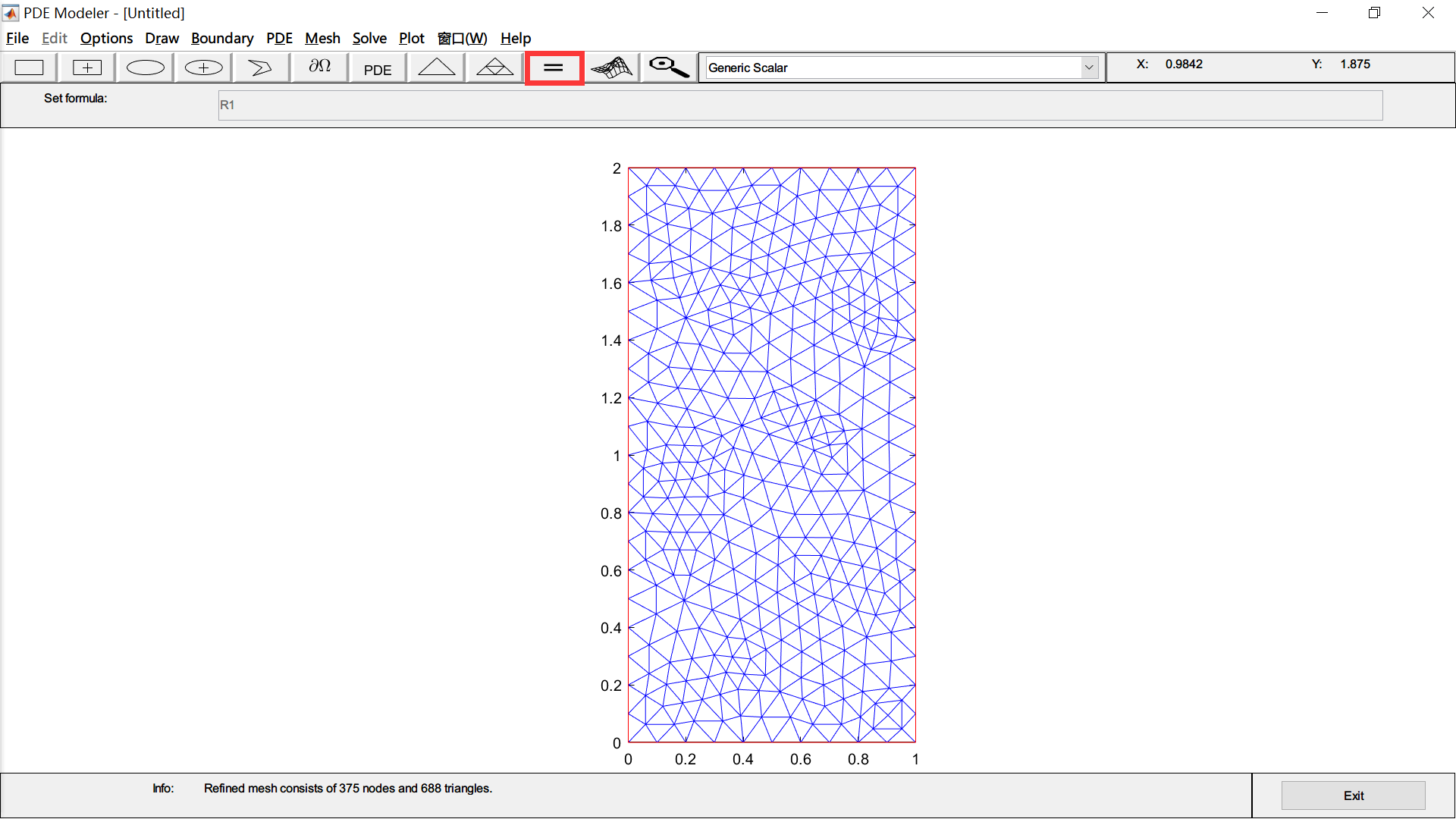 MATLAB 偏微分方程工具箱 pdetool 入门教程 - 知乎