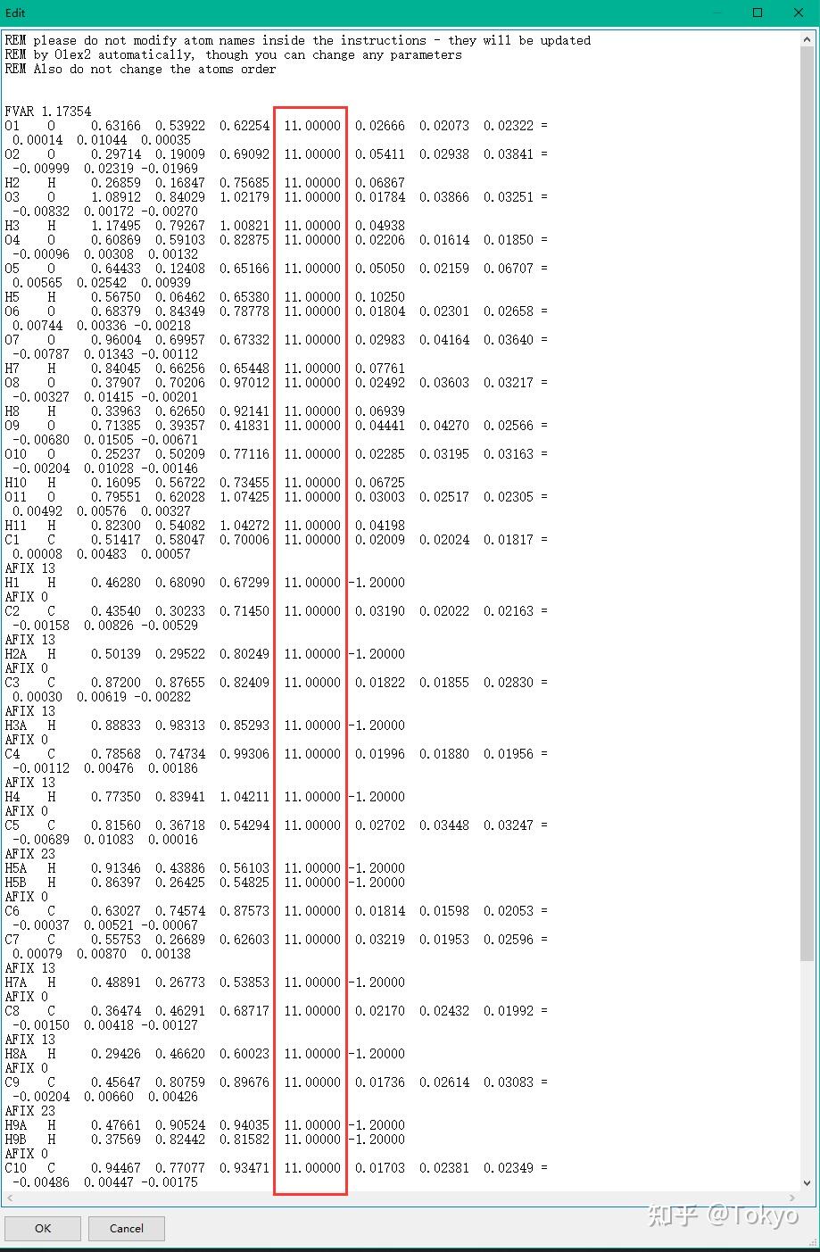 SHELXL提示Cell contents from UNIT instruction and atom list do not agree何意 - 知乎