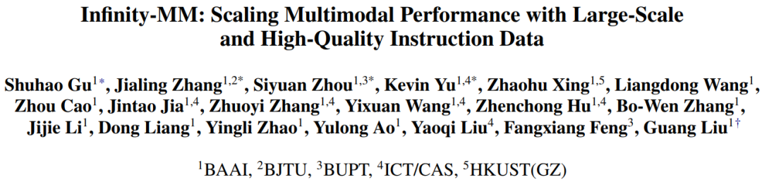 智源研究院发布千万级多模态指令数据集Infinity-MM：驱动开源模型迈向SOTA性能 - 知乎