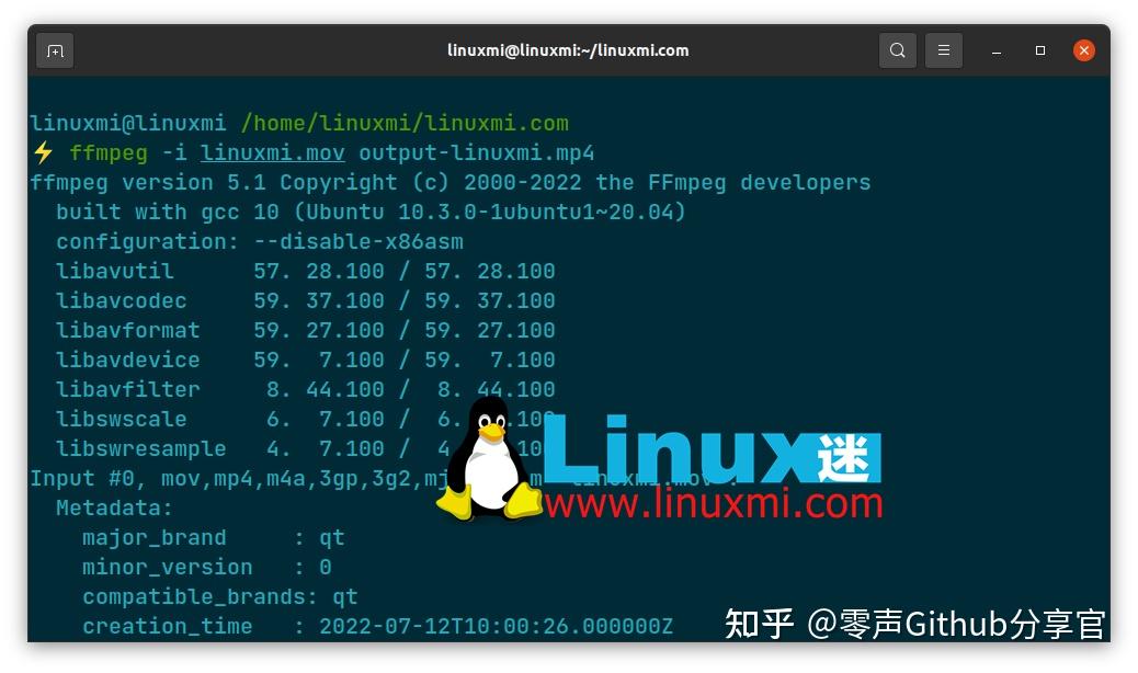 如何在 Linux 上安装和使用 FFmpeg 处理音频和视频文件？ - 知乎