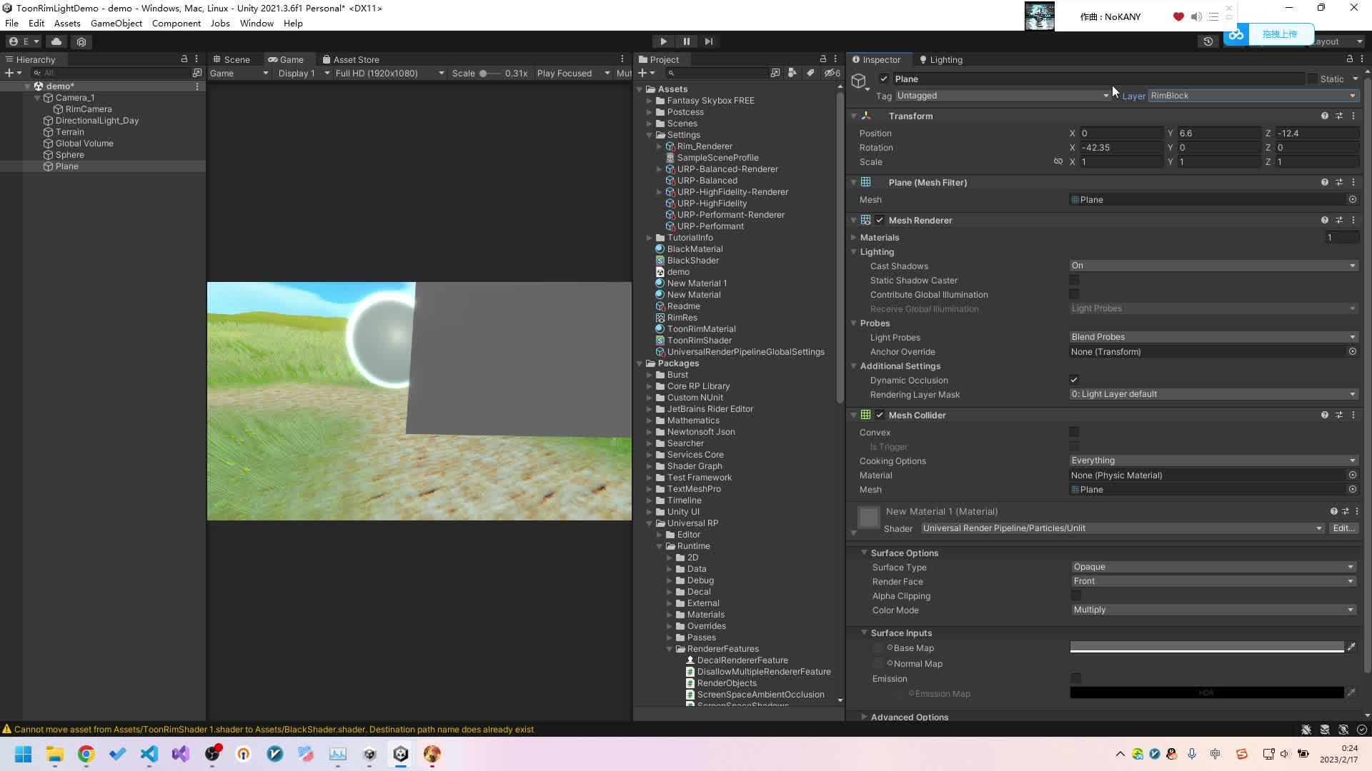 【unity URP】卡通渲染--实现篇2（边缘光与局部bloom效果） - 知乎