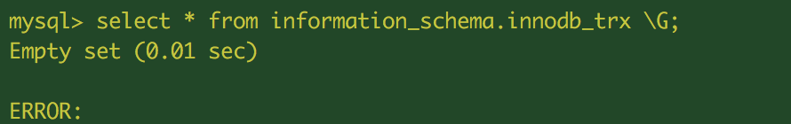 mysql: Waiting for table metadata lock - 知乎