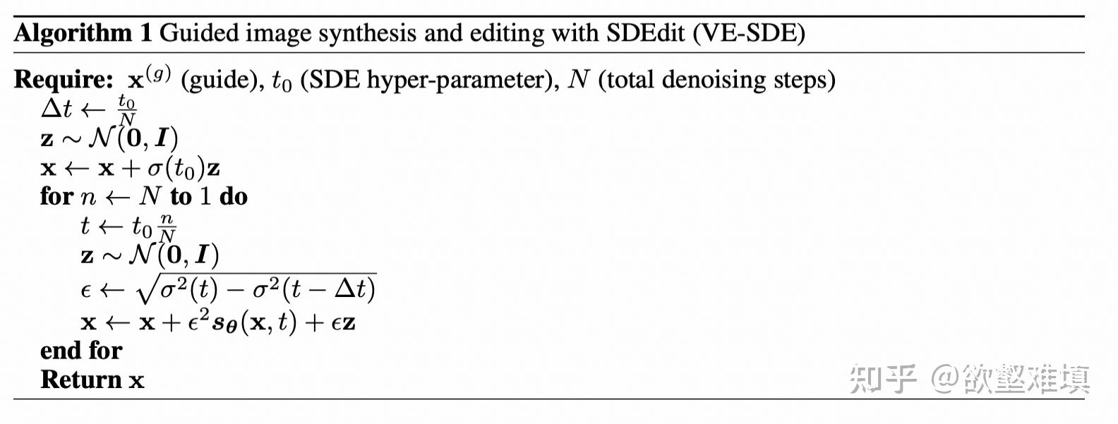 SDEdit: GUIDED IMAGE SYNTHESIS AND EDITING WITH STOCHASTIC DIFFERENTIAL EQUATIONS - 知乎