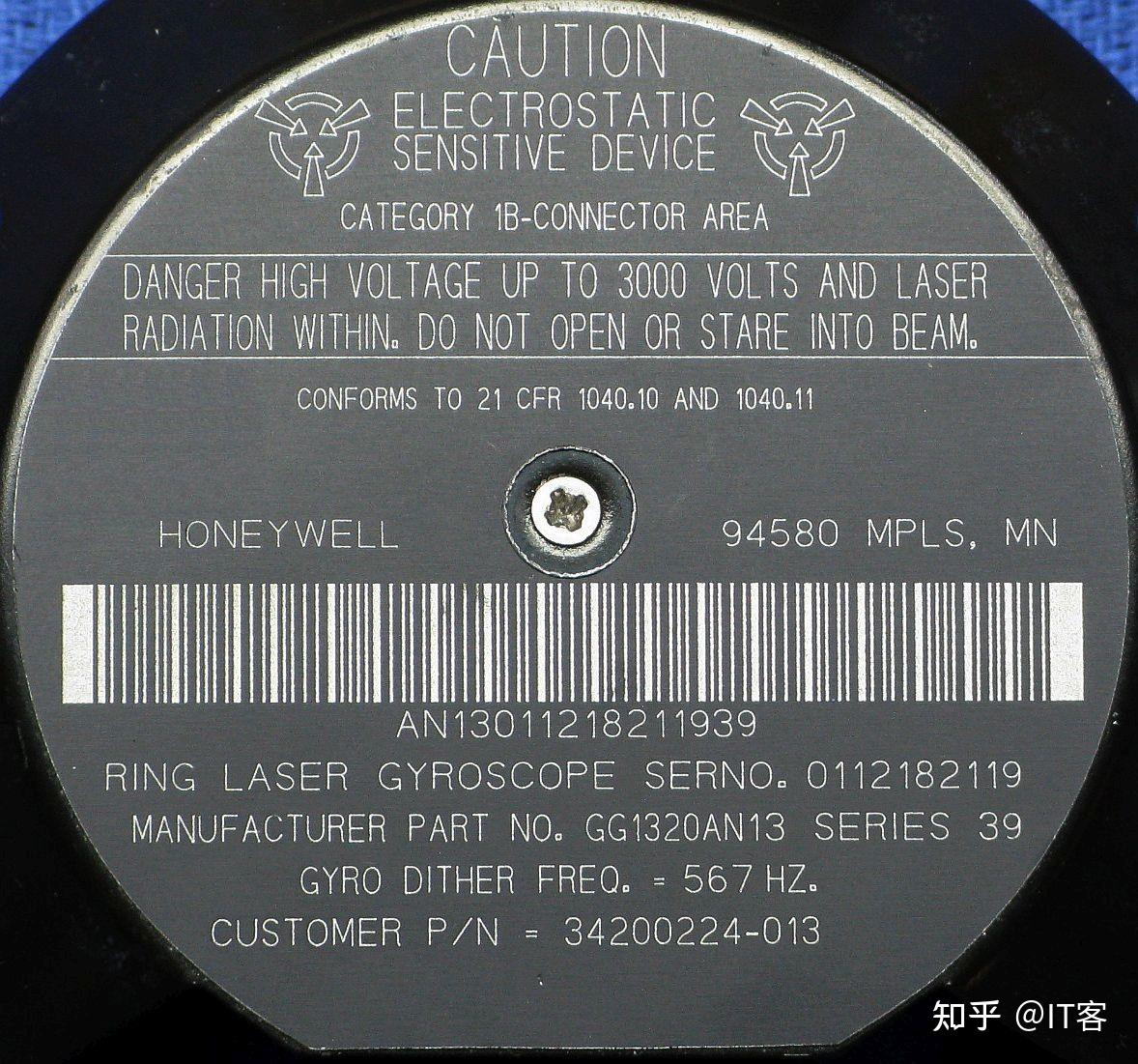 霍尼韦尔 GG1320 RLG激光陀螺仪 - 知乎