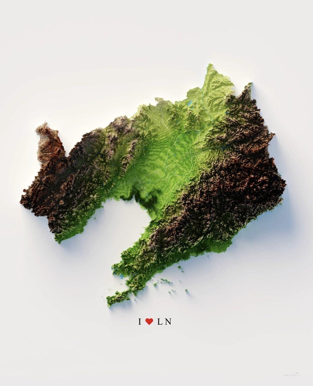 中国各省地形图(一) - 知乎