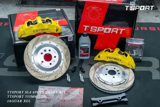 捷豹XEL升级TTSPORT SL6六活塞原装轮毂无需法兰直装 - 知乎
