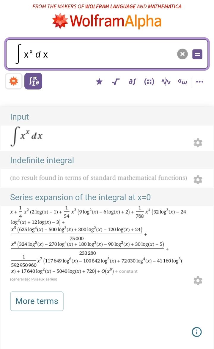 $\int{{x}^{x}}dx$怎么求？ - 知乎