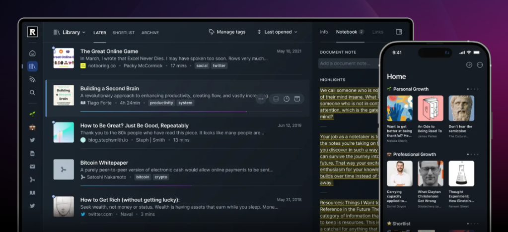 效率工具系列：Readwise Reader--真正的 All-In-One 阅读工具，将阅读内容汇聚到一处，网页，RSS，邮件订阅，视频统统搞定 - 知乎