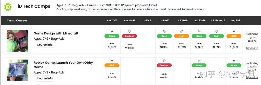美国顶尖夏校 | iD Tech：适合7-18岁学生的超强 STEM 营 - 知乎
