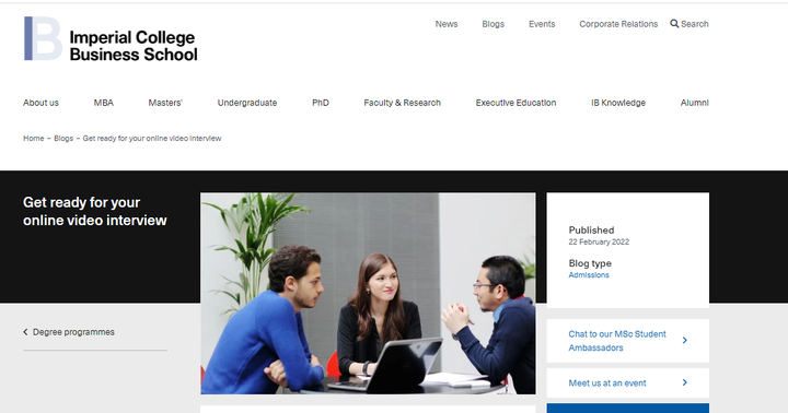 23Fall申请锦囊 | 帝国理工商学院面试攻略+试题分享 - 知乎