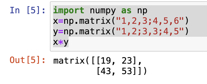 利用python的numpy库实现矩阵乘法运算 - 知乎