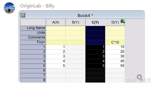 OriginLab 2021版对列进行计算时存在bug，是我使用姿势不对吗？ - 知乎