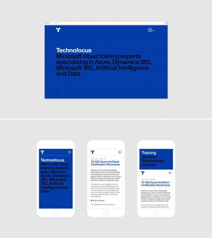 Microsoft IT培训服务公司Technofocus品牌识别设计 - 知乎