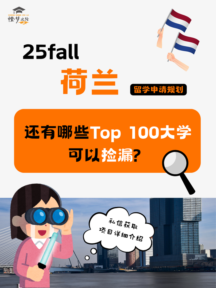 25fall荷兰还有哪些Top 100大学可以捡漏？ - 知乎