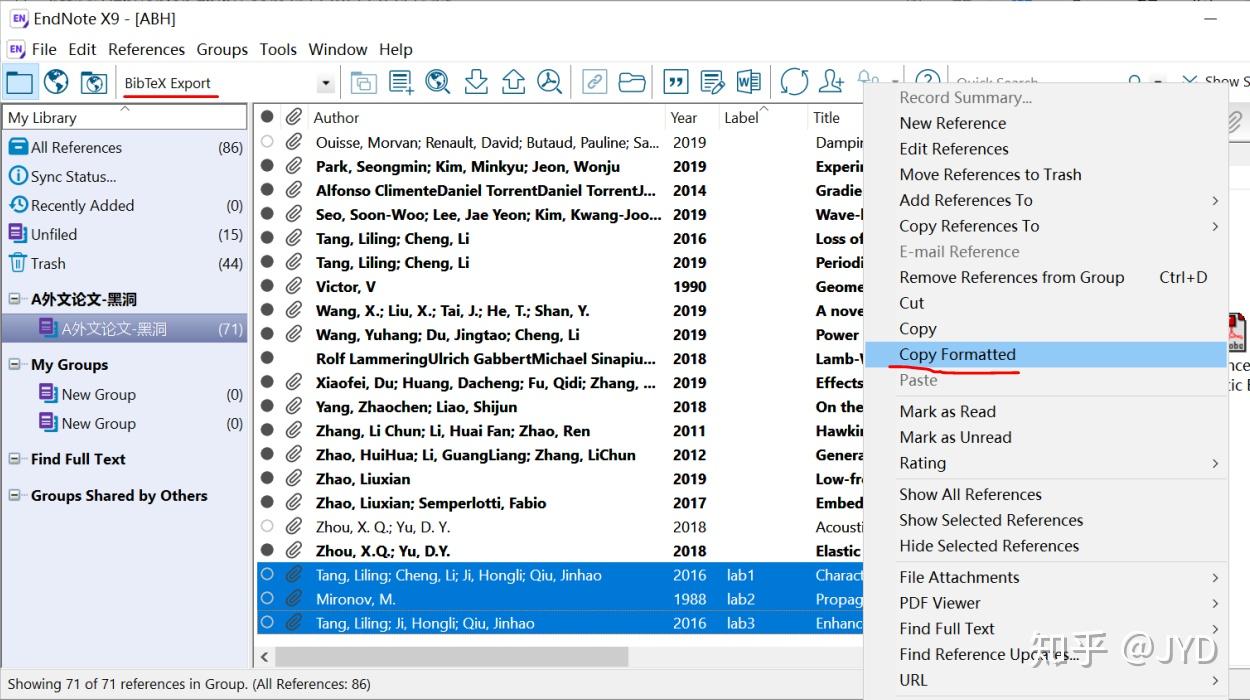 LaTex 用Endnote 插入参考文献 - 知乎