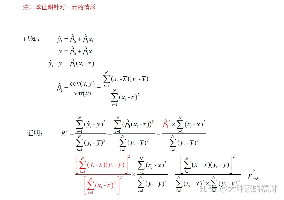 一元线性回归R2（R方）和Pearson相关系数的关系？ - 知乎