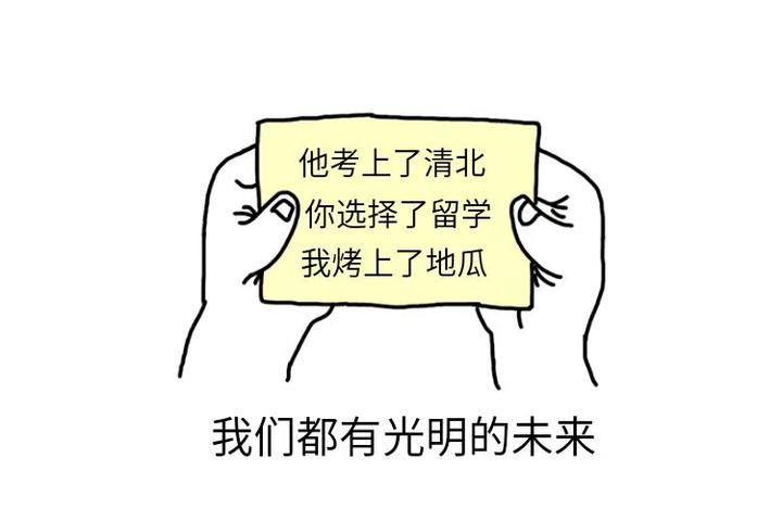 他考上了清华、北大，你选择了留学，我烤上了地瓜，大家都有光明的未来 知乎 