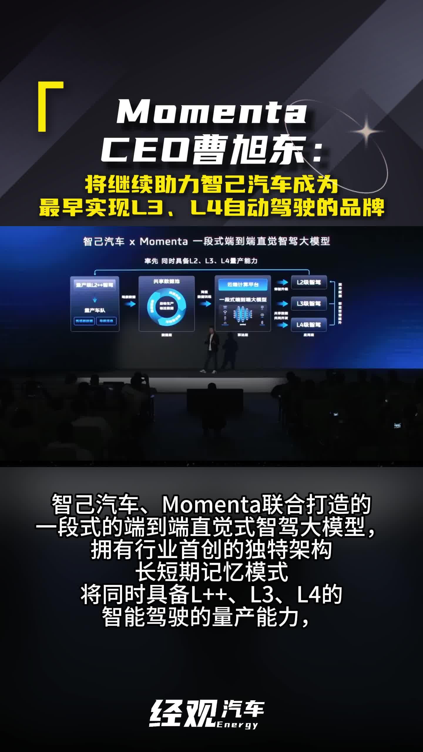 Momenta曹旭东：助力智己汽车成为最早实现L3、L4自动驾驶的品牌 - 知乎