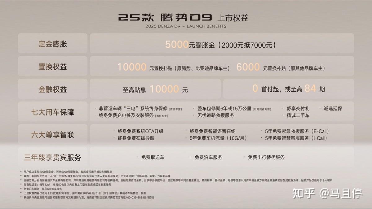 售价33.98万元起！25款腾势D9重磅上市，再立MPV 6大标杆！ - 知乎