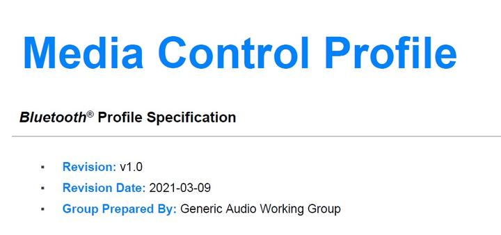 新世代蓝牙音频(LE Audio)之媒体控制 - 知乎
