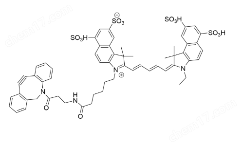 1857352-95-4，Cyanine5.5-DBCO，花青素CY5.5二苯基环辛炔，具有特殊的荧光性质，可以发出强烈的荧光信号，用于标记和检测生物分子。 - 知乎