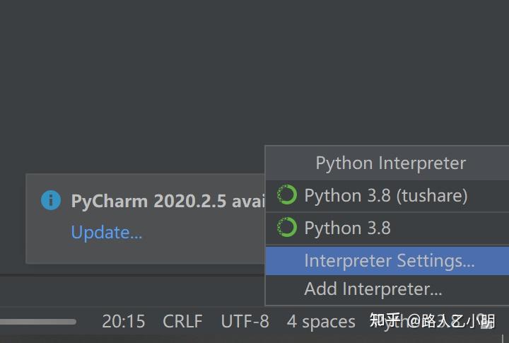 为什么安装python3.8.7后pycharm interpreter读取是python3.7？ - 知乎