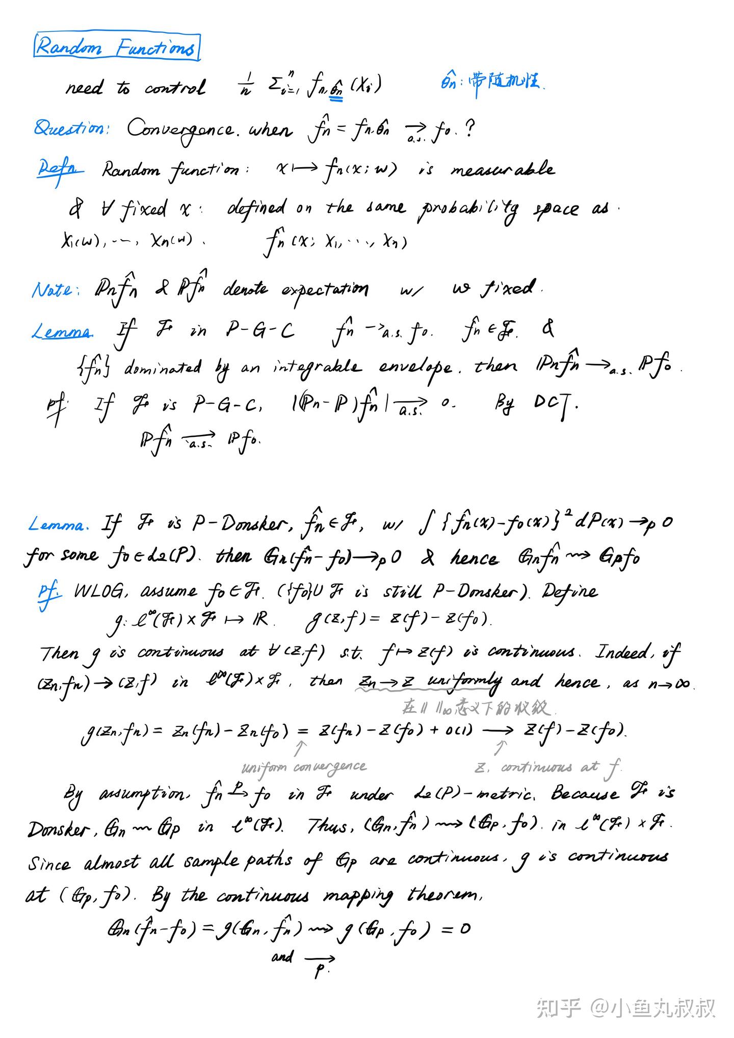 Lecture 1 经验过程 Empirical Process - 知乎
