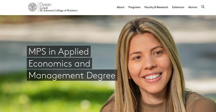 美国研究生项目 | 康奈尔大学-应用经济学和管理学专业硕士 - Cornell University - MPS in Applied ...