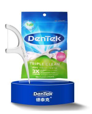 德泰克Dentek三重清洁牙线棒 - 知乎