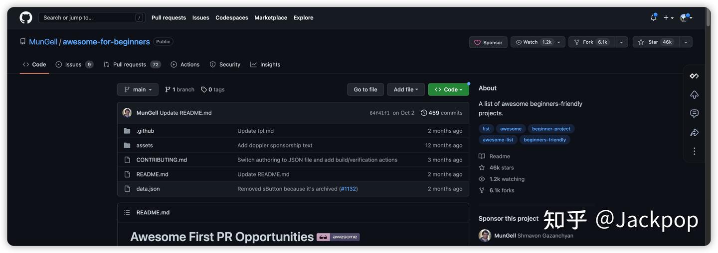 46K Star！Python初学者不可错过的优质Github项目 - 知乎