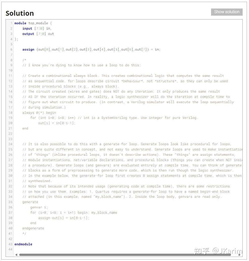 HDLBits题解及答案记录（1~19） - 知乎