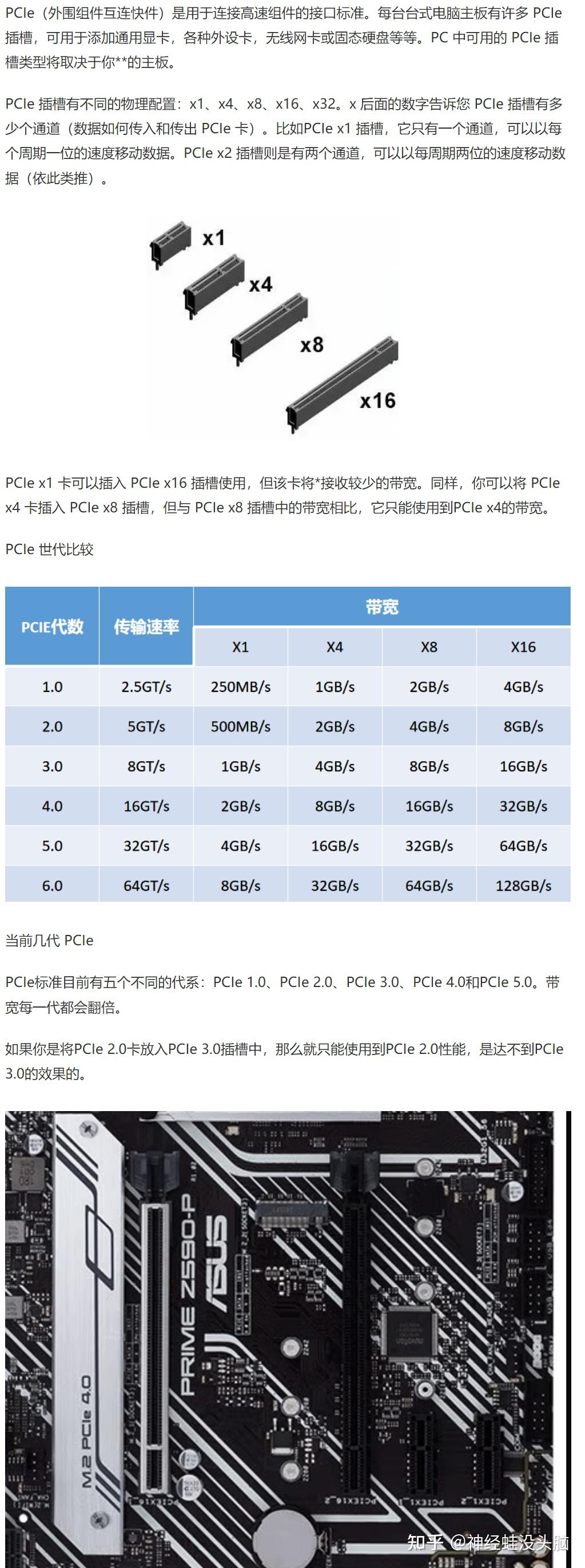 PCIe配置和PCIe通道数的最大值是什么意思？ - 知乎
