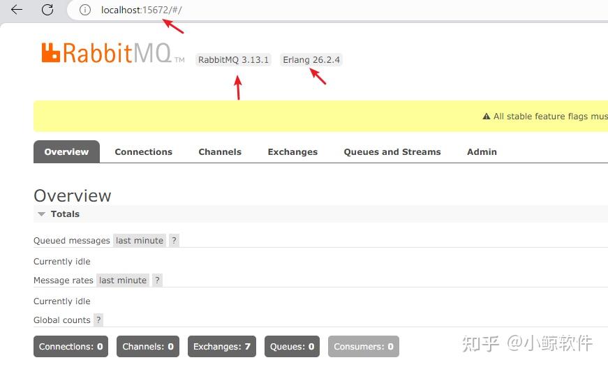 Win10 + RabbitMQ v3.13.1 + erlang v26.2.4 + 插件启用 + 本地安装体验 - 知乎