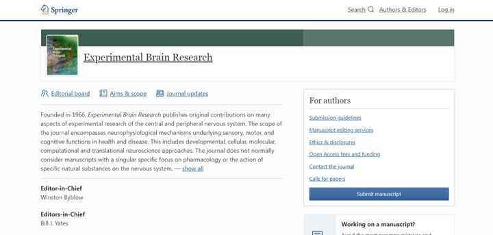 SCI期刊分析：神经科学JCR4区，年发文量稳定，无版面费 - 知乎