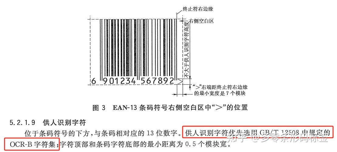 包装上的EAN-13条码数字字体,为什么很多都用Ocr-b 10这个字体，这款字体不是不能免费商用吗? - 知乎