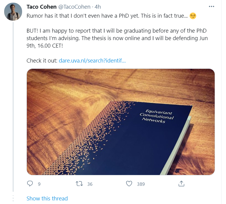 如何增强卷积网络泛化性？看T.S. Cohen博士论文《等变卷积网络》，245页pdf - 知乎