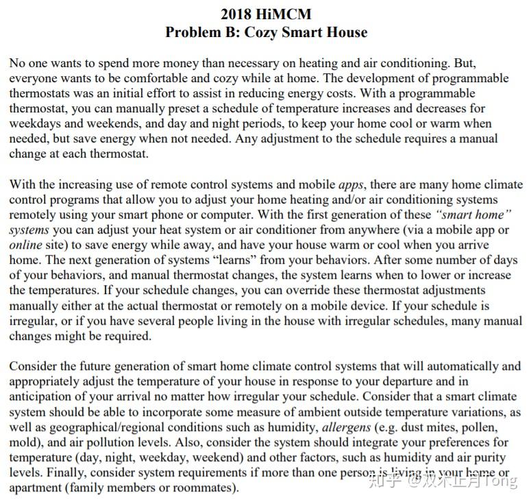 【国际数学竞赛】美国高中生数学建模竞赛(HiMCM) - 知乎