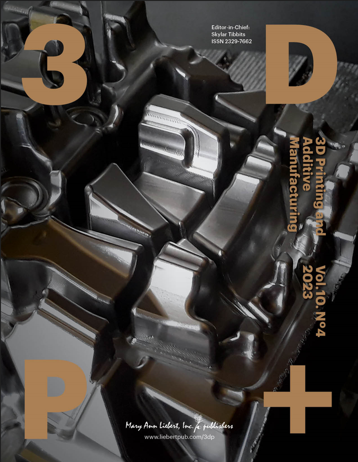期刊分析|工程技术3区期刊3D PRINTING AND ADDITIVE MANUFACTURING - 知乎