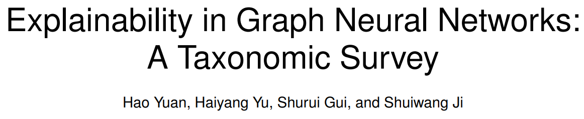 图解释性综述 Explainability in Graph Neural Networks - 知乎
