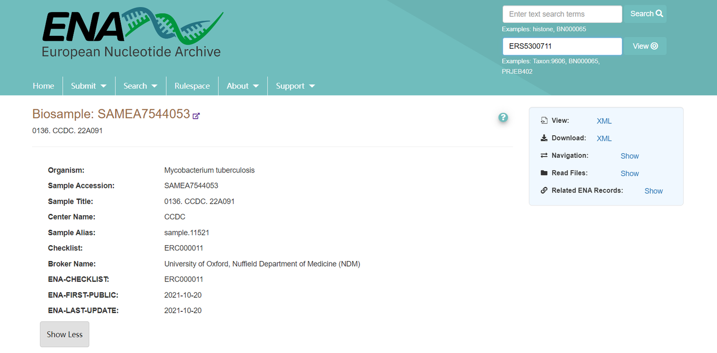 藉由样本编号从ENA批量下载的方法 - 知乎