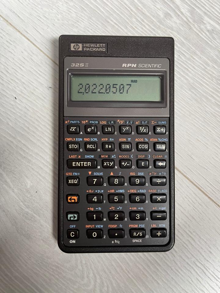 HP 32SII 计算器 - 知乎