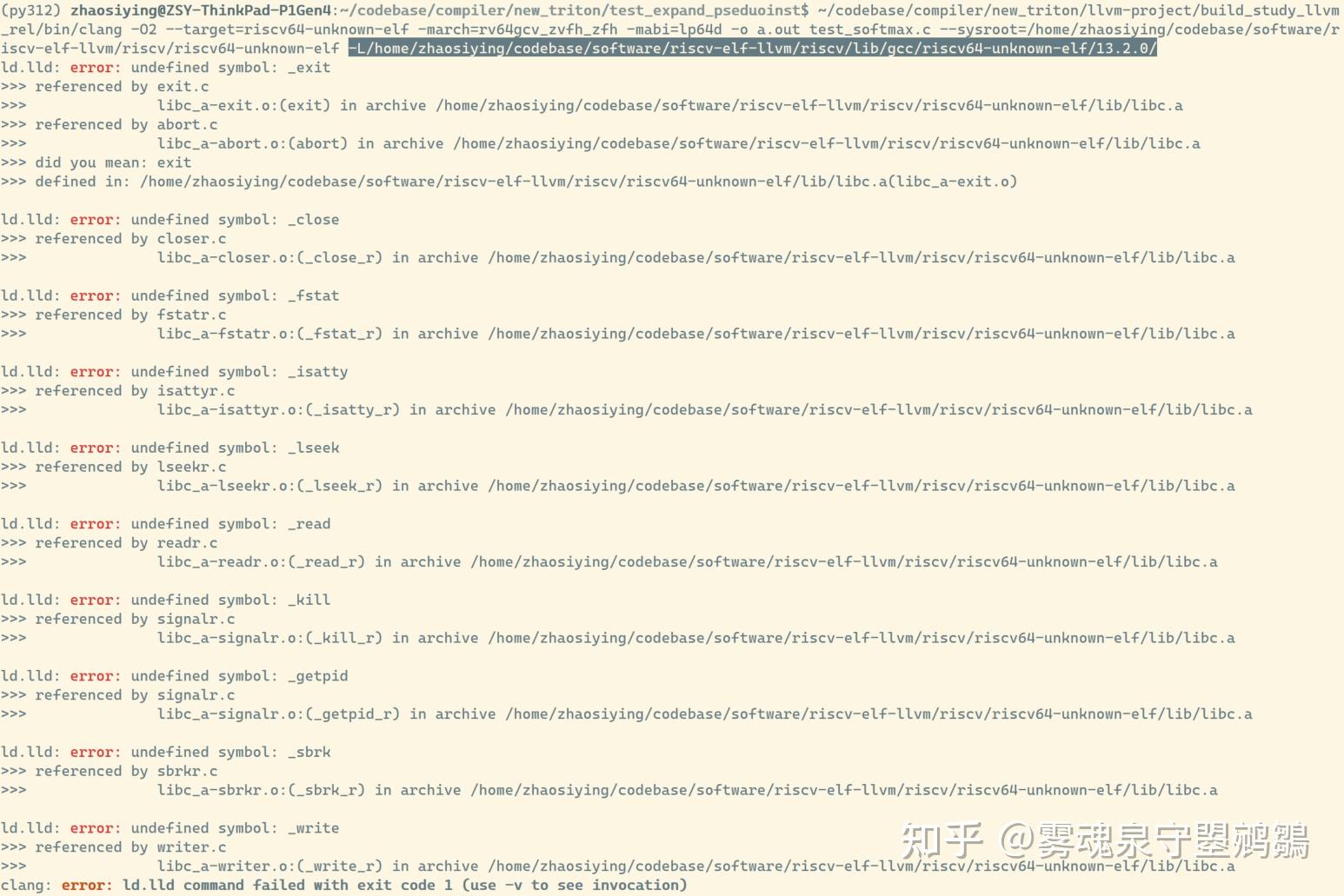 如何编译出RISCV架构的compiler-rt库？ - 知乎