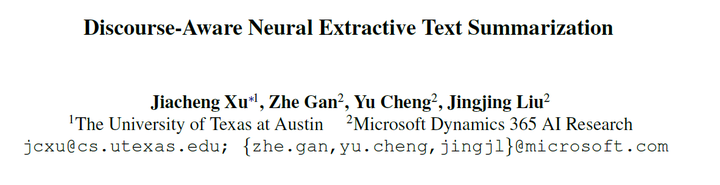 语篇感知神经抽取式文本摘要 - 知乎