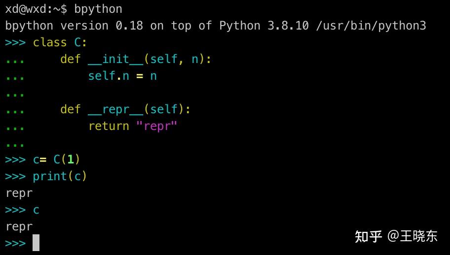 python的__repr__与__str__方法对比 - 知乎