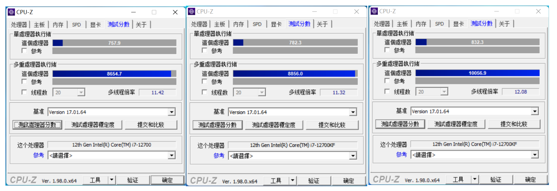 12700与12700k实测，差别有多大？ - 知乎