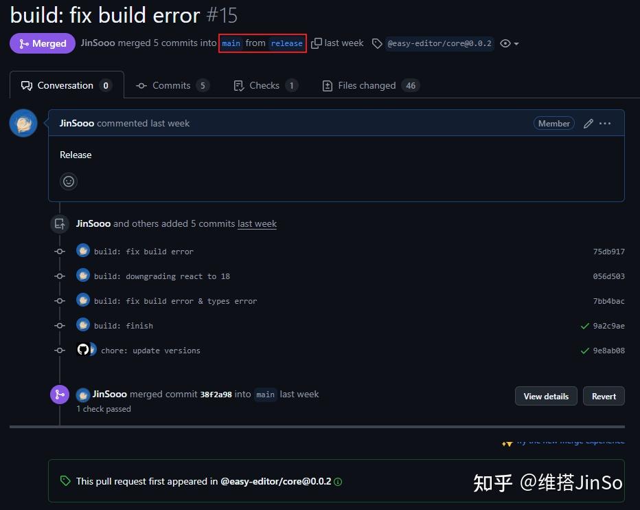 从零到一：实现 Changesets 自动化发版全流程 - 知乎