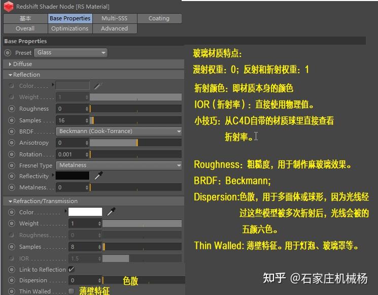 Redshift 透明材质 - 知乎