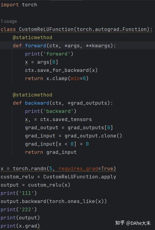 torch.autograd.Function中apply函数 - 知乎