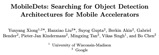 超越MobileNetV3，谷歌提出MobileDets：移动端目标检测新标杆 - 知乎